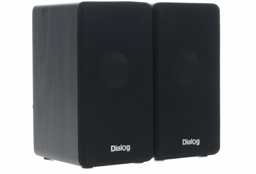 Колонки Dialog "Stride", фазоинверторный тип, 1 полоса, 2.0, черные