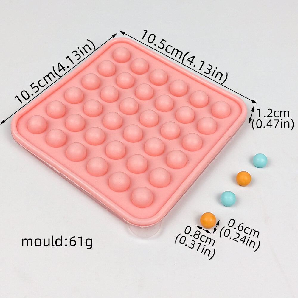 Пористый Круглый кубик льда силиконовая форма для выпечки торта круглый торт пористый шоколад для выпечки 0,8 см 36
