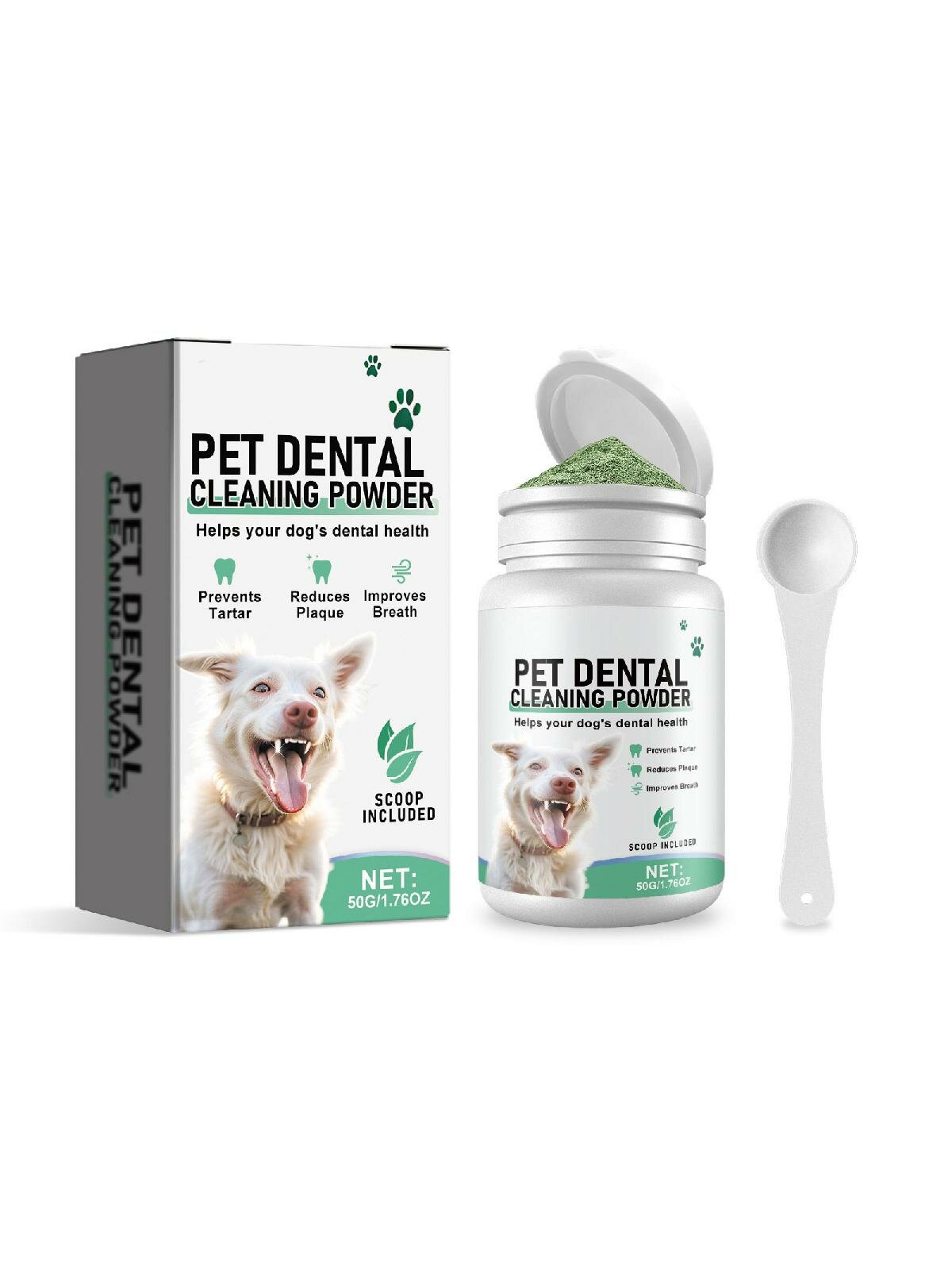 Чистящий порошок для зубов домашних животных, зубные порошки, освежающие дыхание собак, уход за зубами