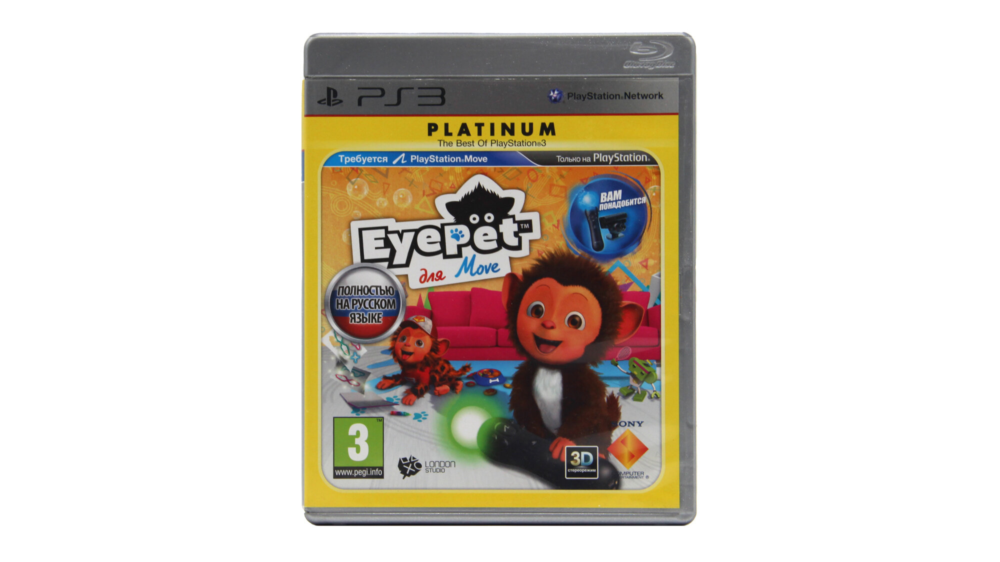 EyePet (PlayStation 3, PL/ES, Move, полностью на русском языке)
