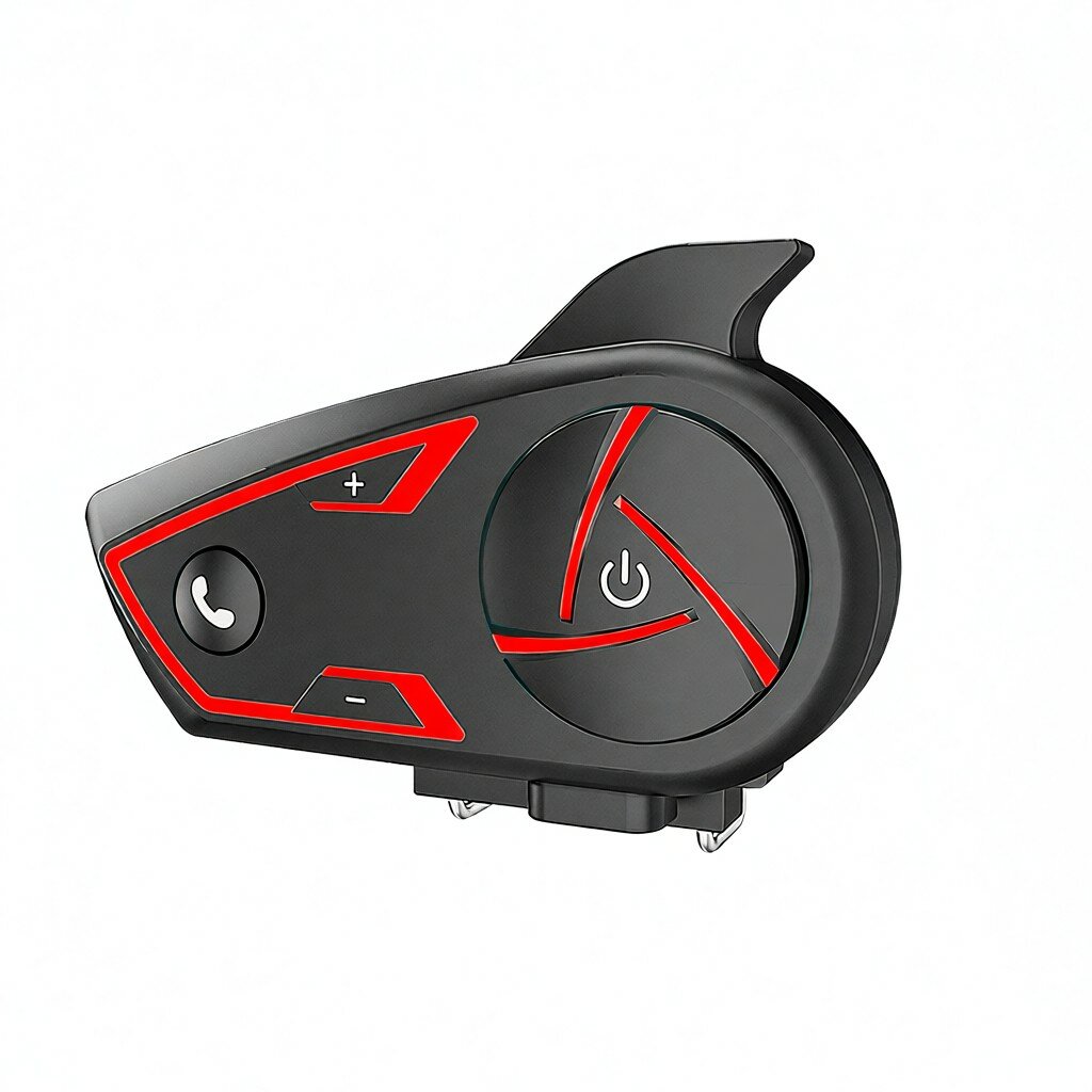 Мотоциклетный гарнитурный BT-гарнитура, беспроводная водонепроницаемая ручная шумоподавляющая BT-интерком с микрофоном для лыж ATV мотоциклов, черный, 86*54.5*23.5 мм, 40MM, 32Ω, 0-20KHz, 6.02.7, -38±3db, 2.2K, BT 5.2, 850mAh, 260 часов, 25 часов, 2.5