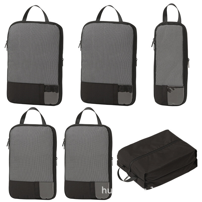 Набор из шести компрессионных сумок для путешествий T400 из оксфордской ткани, удобные сумки для хранения, дорожные сумки