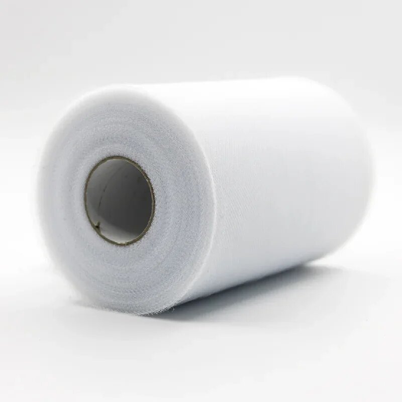Белый рулон фатина C01-White 30х91,4 м