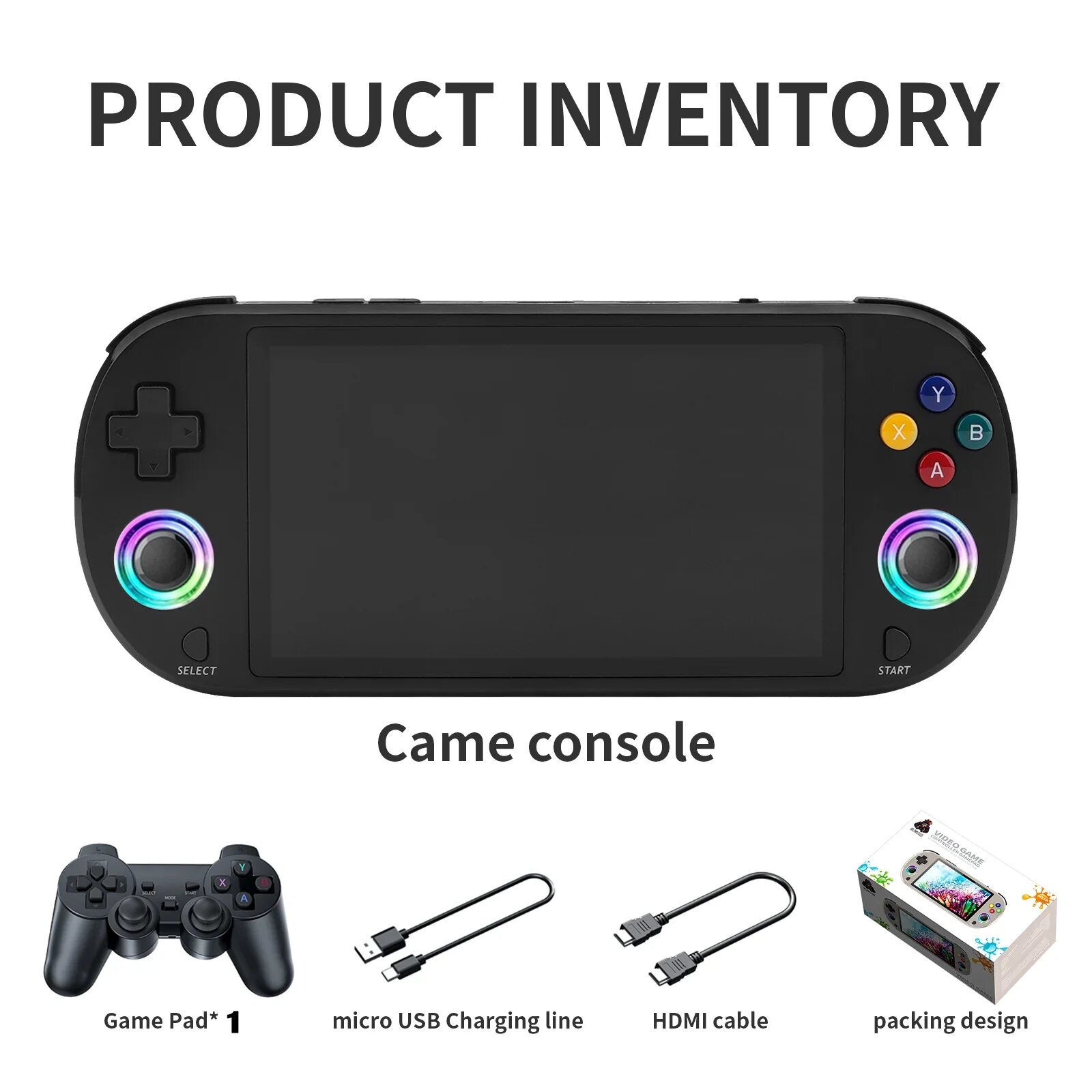 Портативная игровая консоль Royaltenic M22 Pro, 128g, Black