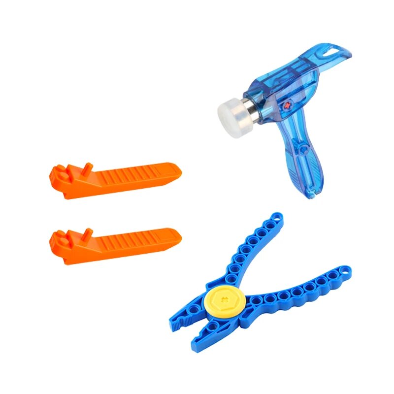 Инструмент для LEGO Wishiot, Set 6, синий и оранжевый