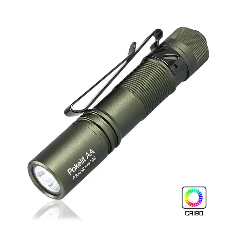 ACEBEAM Pokelit AA фонарь Alu-Green-5000k