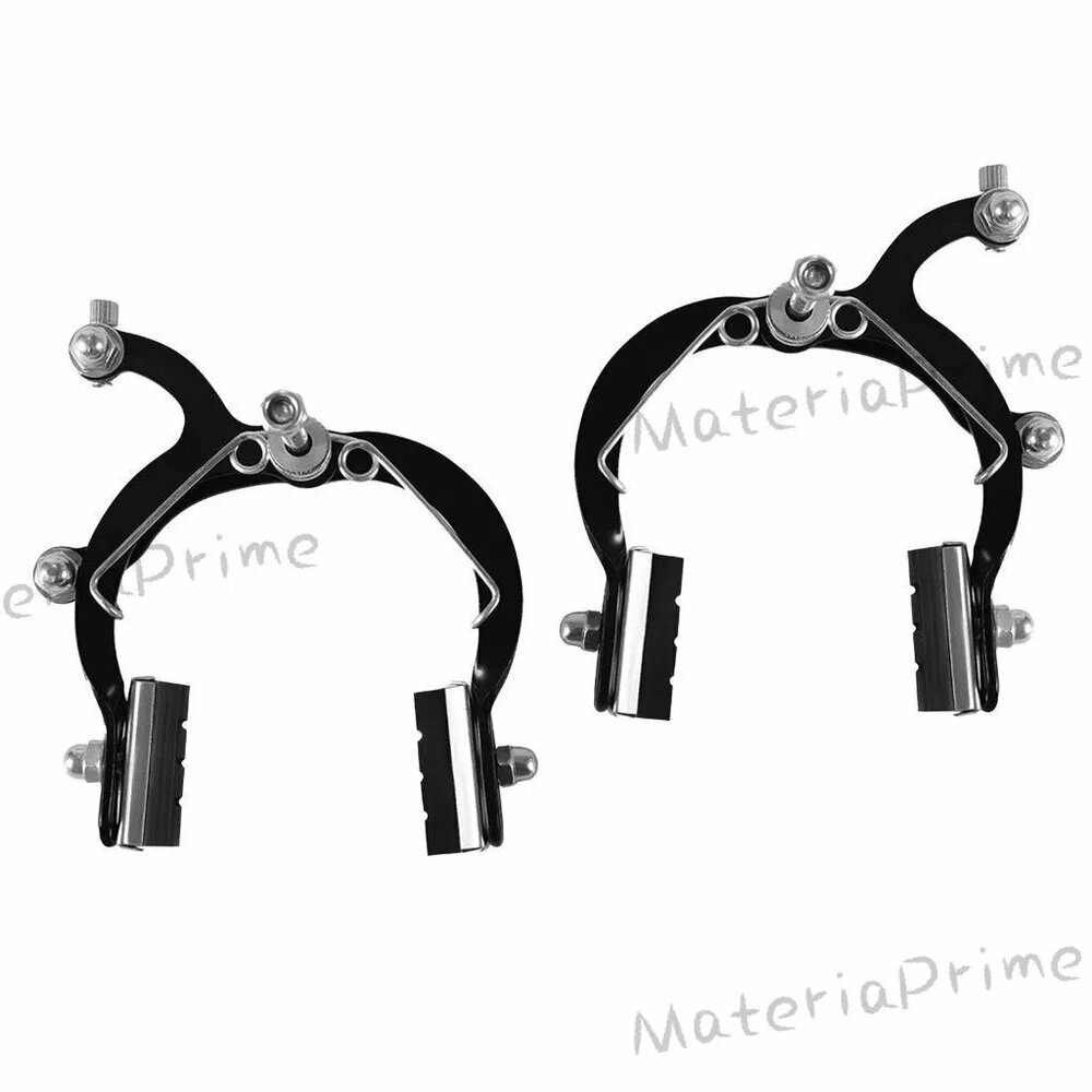 1 комплект из 2 предметов, велосипедный зажимной тормоз, передний задний C-образный тормоз-черный