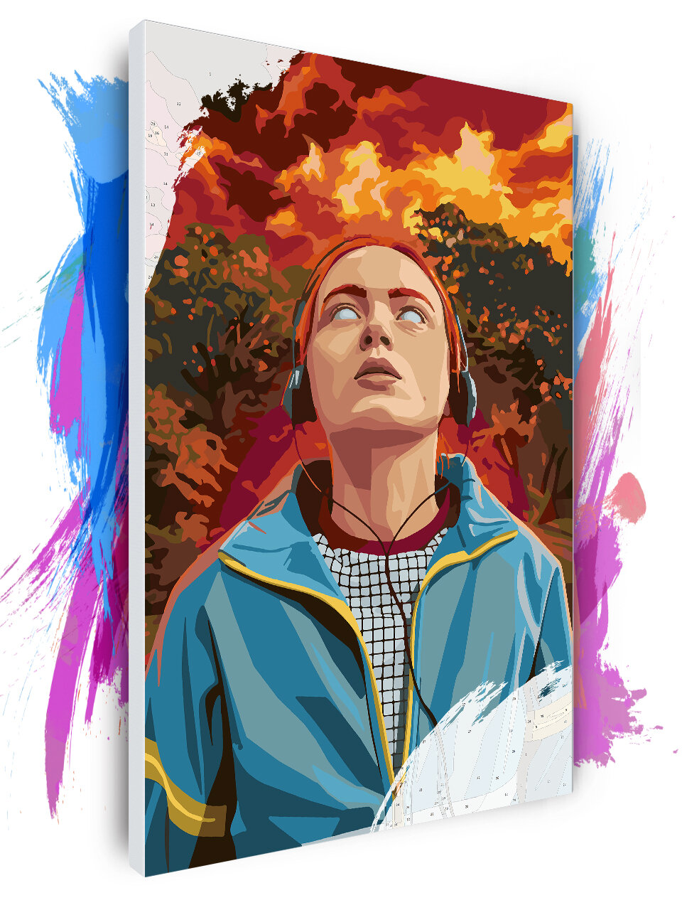 Картина по номерам на холсте Очень странные дела - Макс Арт, 70 х 100 см