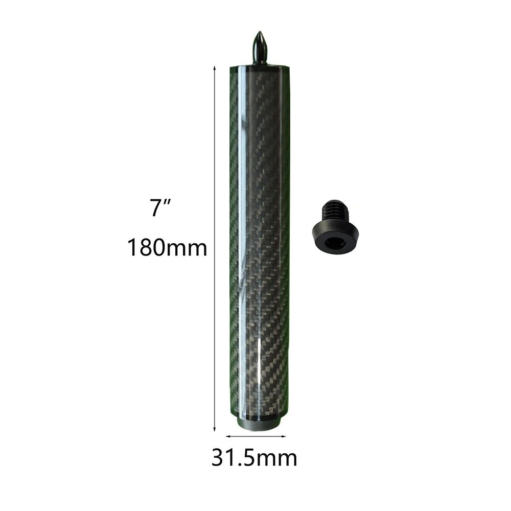 Кий для бильярда с задней ручкой, 3K твил, глянцевый, с пулевидным наконечником, удлиненная ручка, кий для снукера, удлиненная ручка, кий для бильярда