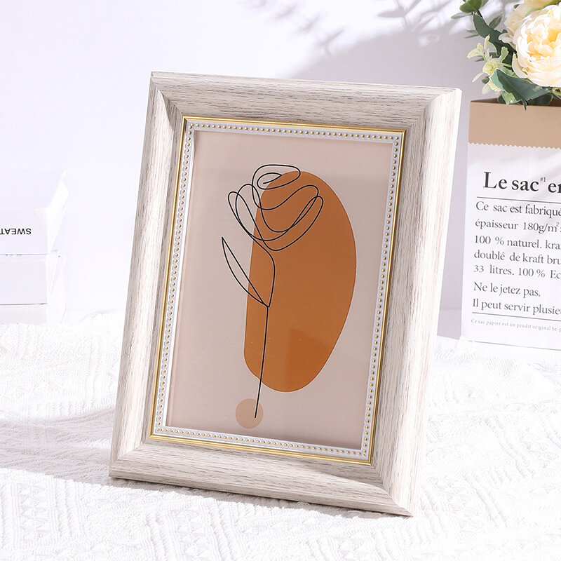 Креативная американская ретро рамка для фото, подставка для отображения, рамка для свадебных фото 6inch 7inch 8inch 10inch года, настенная рамка, пустая рамка для крепления