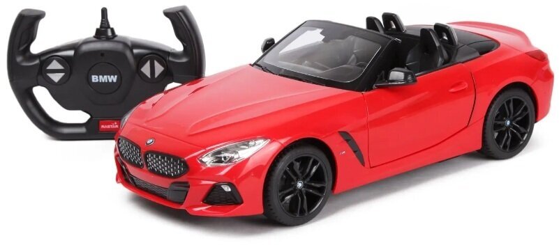 Машинка на радиоуправлении Rastar 95600R BMW Z4 Roadster (1:14, 30 см). Двери открываются. Свет фар. Красная