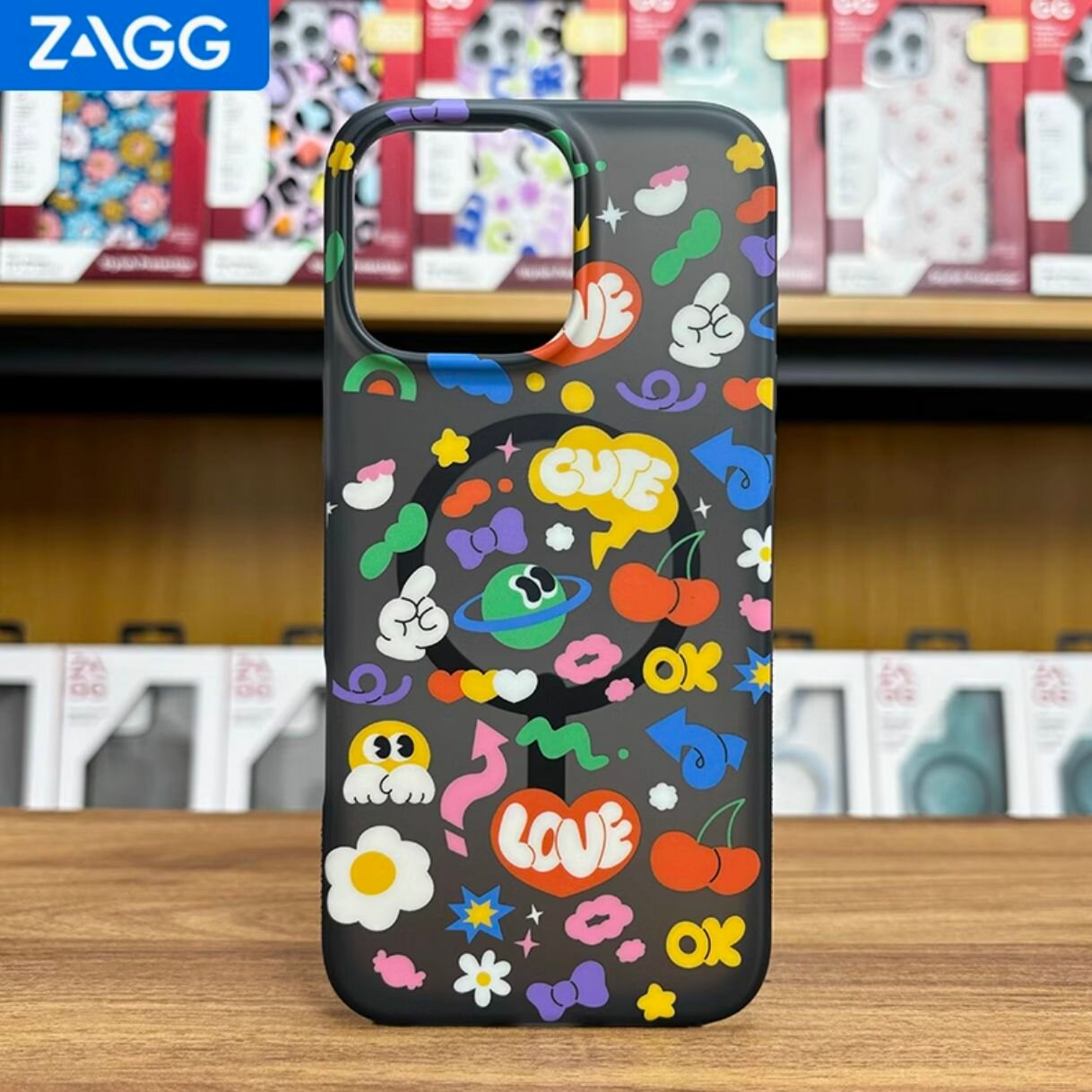 Чехол для iPhone 16 (6.1") ZAGG Milan SNAP Doodle Astral 702315751