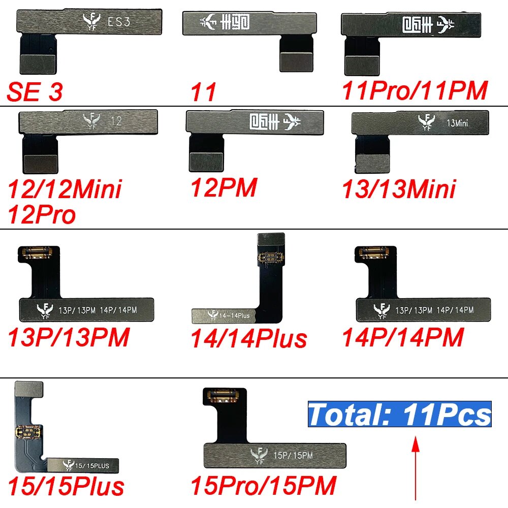 Разъем гибкого кабеля для ремонта аккумулятора для iPhone 15 14 Plus 13 12 11 Pro Max SE Восстановить здоровье аккумулятора, сброс зарядного цикла
