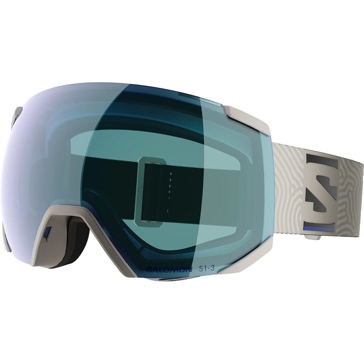 Горнолыжные очки Salomon Radium Photochromic Rainy Day Cat. 1-3 25/26 Серый, для мужчин , Серый