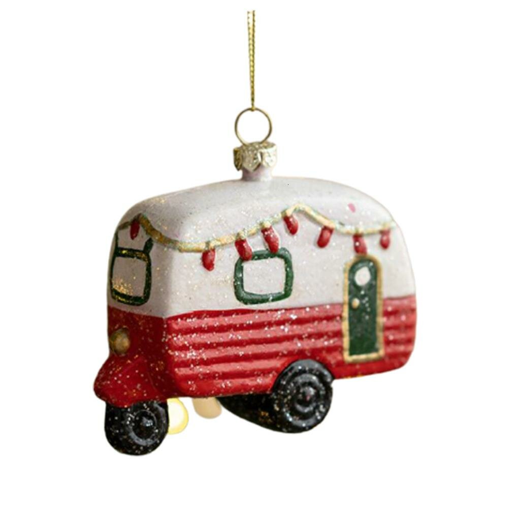 Подвеска-домик для Рождества, фургон