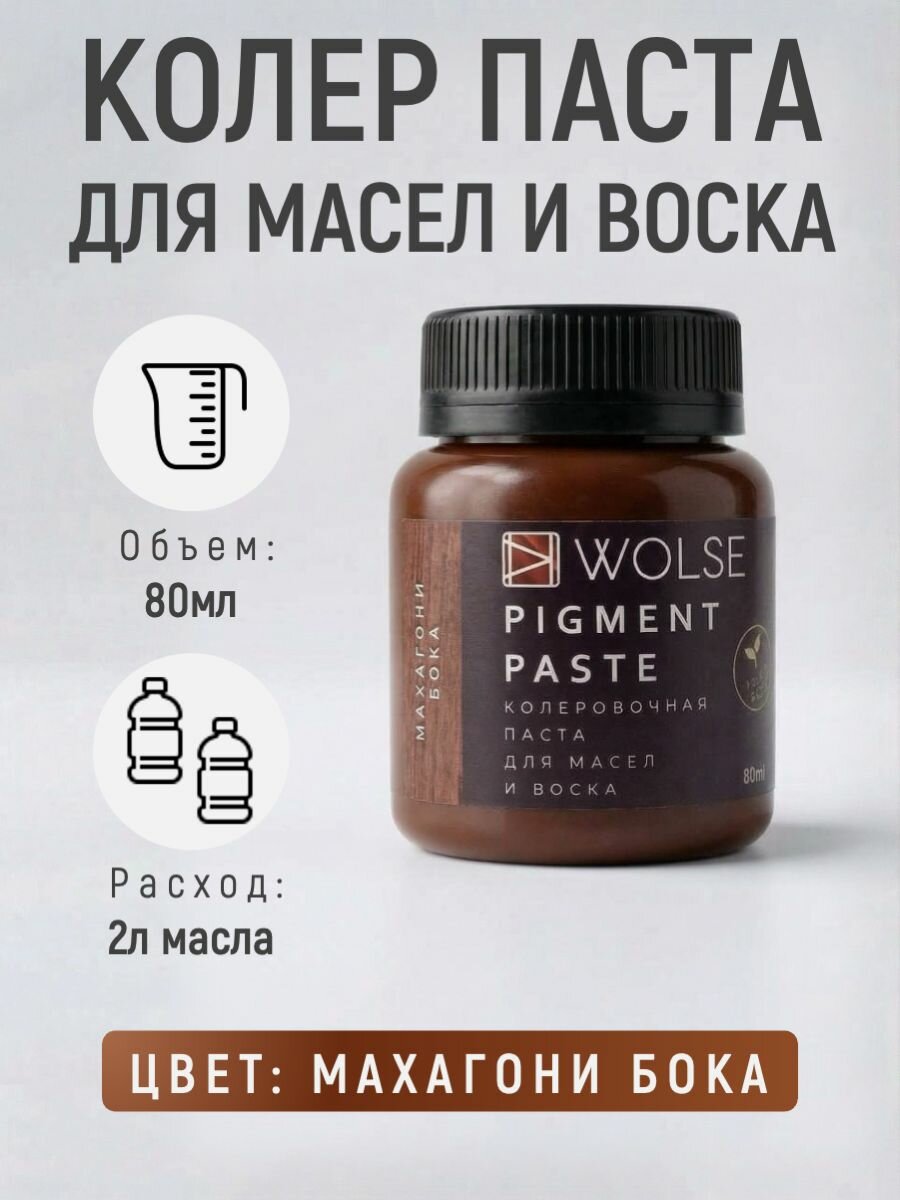 Колер-паста для масел и восков