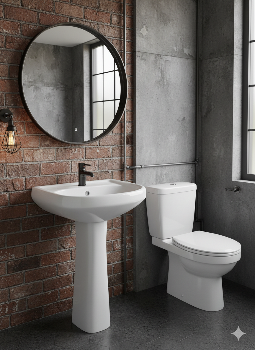 Раковина Verony "Тюльпан", глянец, белая, с бортиком, стиль качество