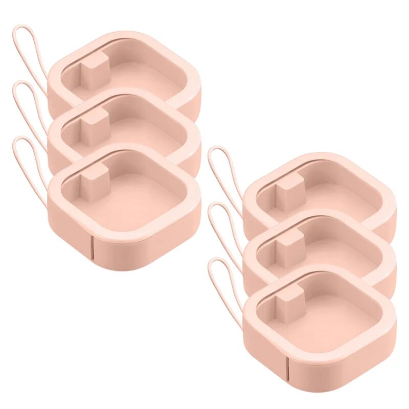 MAKE-6 шт. коробка для хранения резинок для волос для девочек, резинка для волос, органайзер, коробка для украшений, контейнер для настольных аксессуаров, серьги, шкатулка для драгоценностей