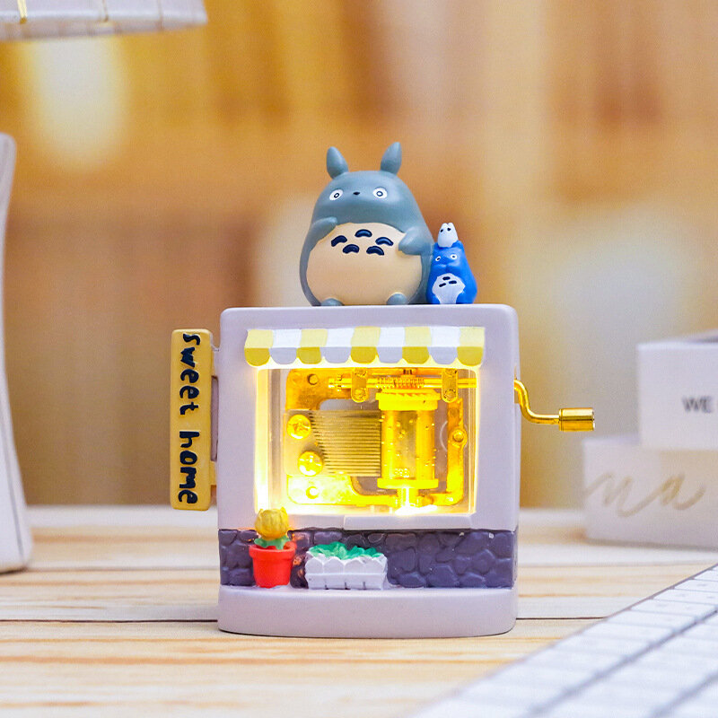 Креативный новый продукт Moshanghuakai, музыкальная шкатулка с ручным приводом, древний стиль, национальный тренд, игрушка на день рождения, изысканный маленький подарок, одноштучный дропшиппинг