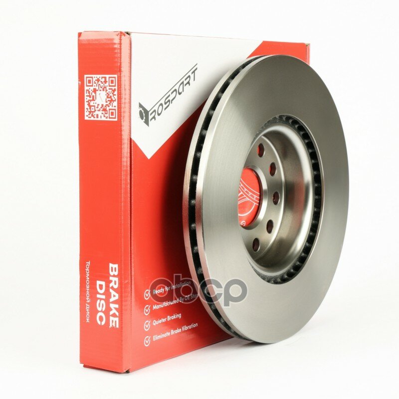 Диск торм. пер. VW Tiguan 5N1, 5N2 (2007-), Passat CC, Golf, Jetta / AUDI A1-A3, Q2-Q3 / SKODA Octav ROSPART арт. RBD007