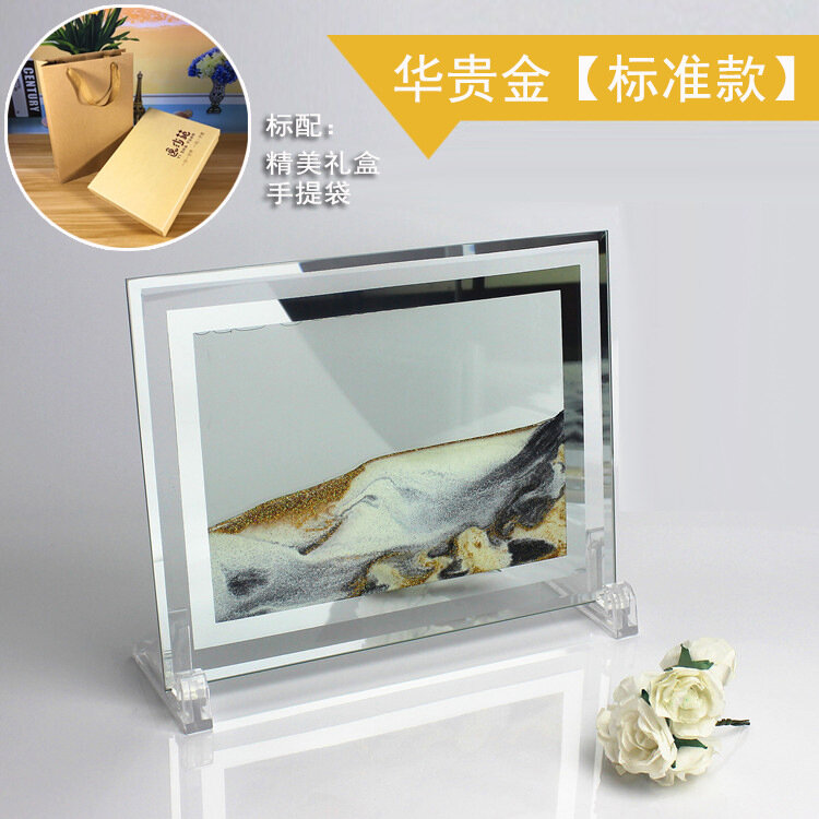 3D песочные часы, декор для дома, подарок на день рождения, креативное стеклянное ремесло, креативный песок