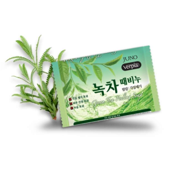 Мыло-пилинг для лица И тела VERPIA С экстрактом зеленого ЧАЯ 150Г снаб