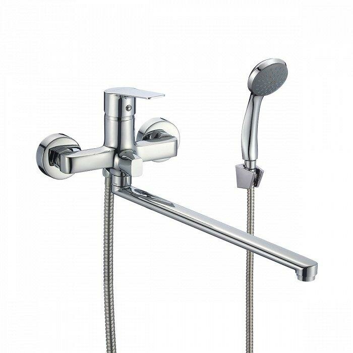 Смеситель ванна MILARDO HELIC 1-РУЧК длин излив MILARDO