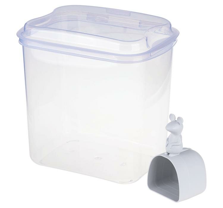 Контейнер для муки 5Л прозрачный М-ПЛ