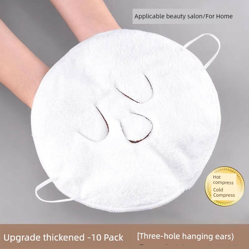 Горячая компрессионная маска-полотенце, холодный компресс для лица, паровая маска для лица и глаз, нагревающаяся