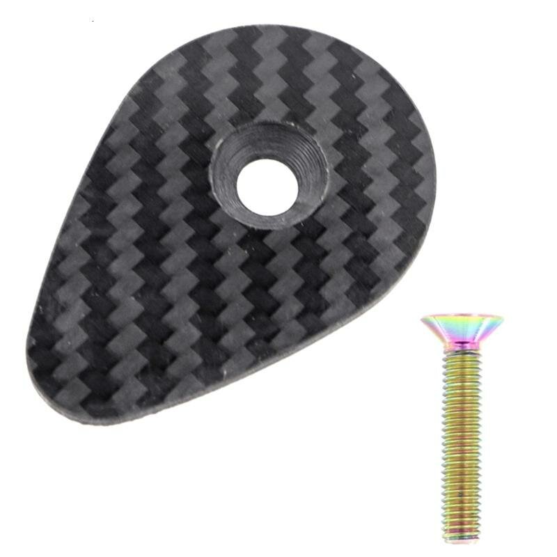 Крышка рулевой колонки из карбона для F12, цветной титановый винт