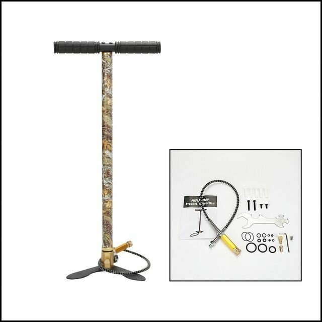 Эксклюзивный PCP компрессор с трехступенчатым насосом 300 бар, 30 МПа, 4500 PSI, выполнен в разноцветном дизайне