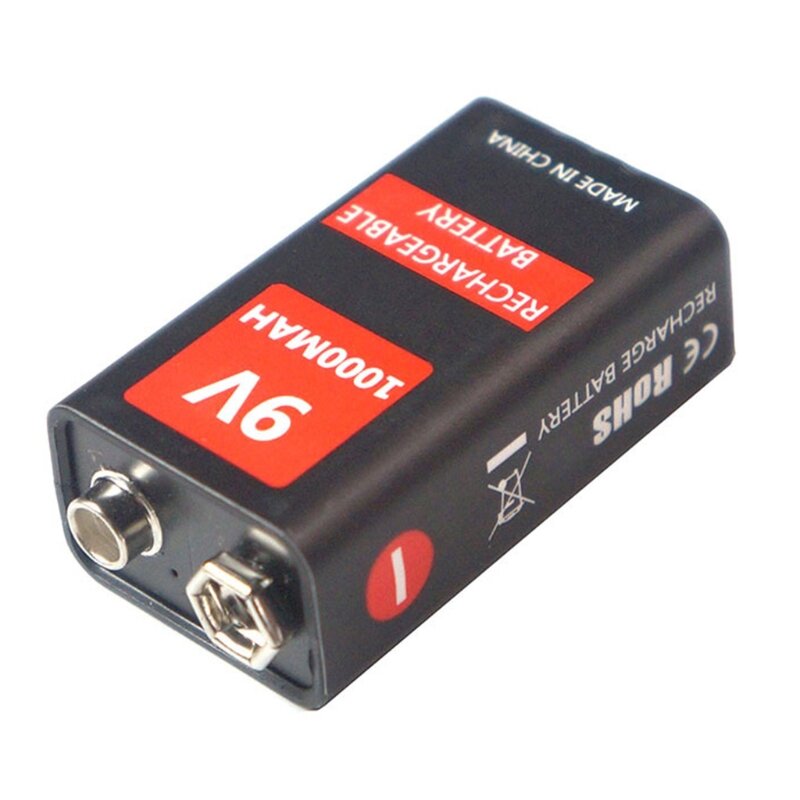Профессиональный литий-ионный аккумулятор 9 В 1000 мАч с разъемом Micro USB 6f22 9v, подходит для радиоуправляемых вертолетов, микрофонов, моделей и игрушек.