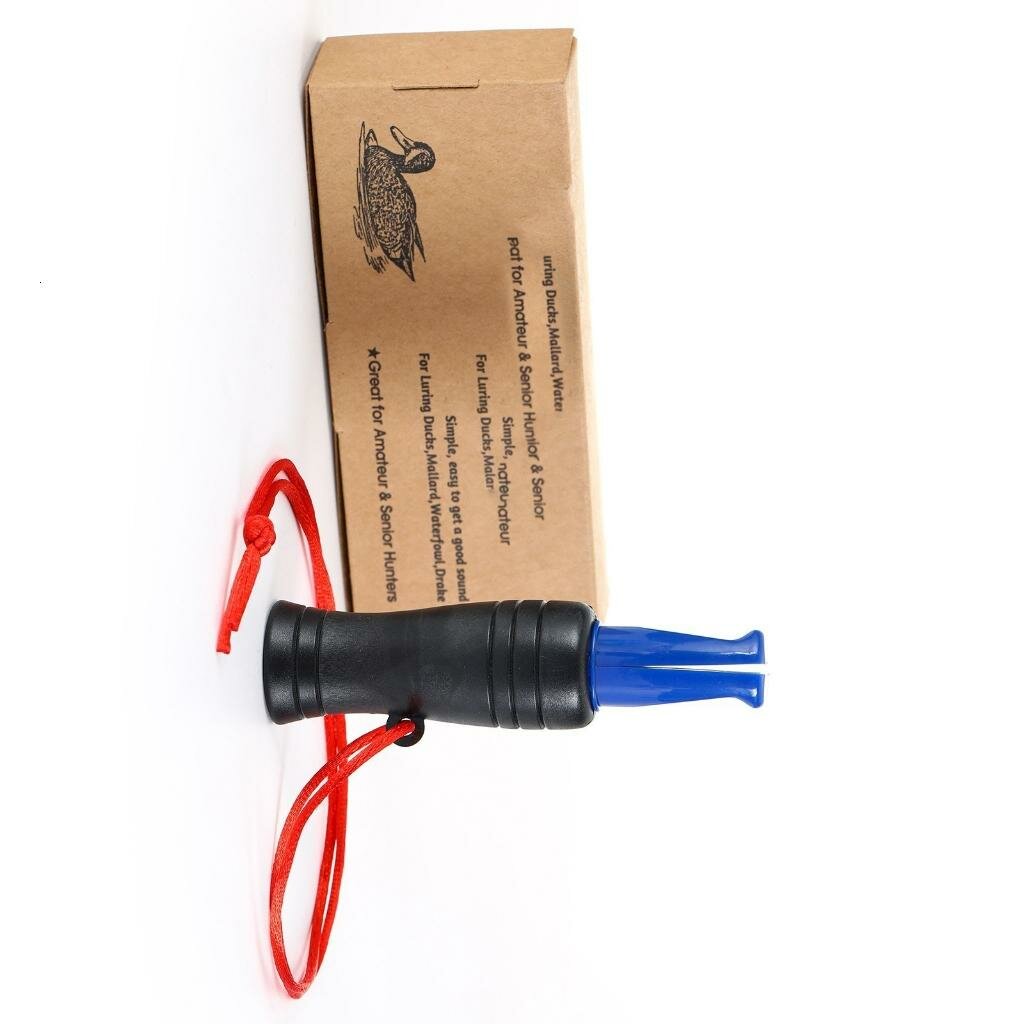 Свисток для уток и кур, легкий, Черный и синий