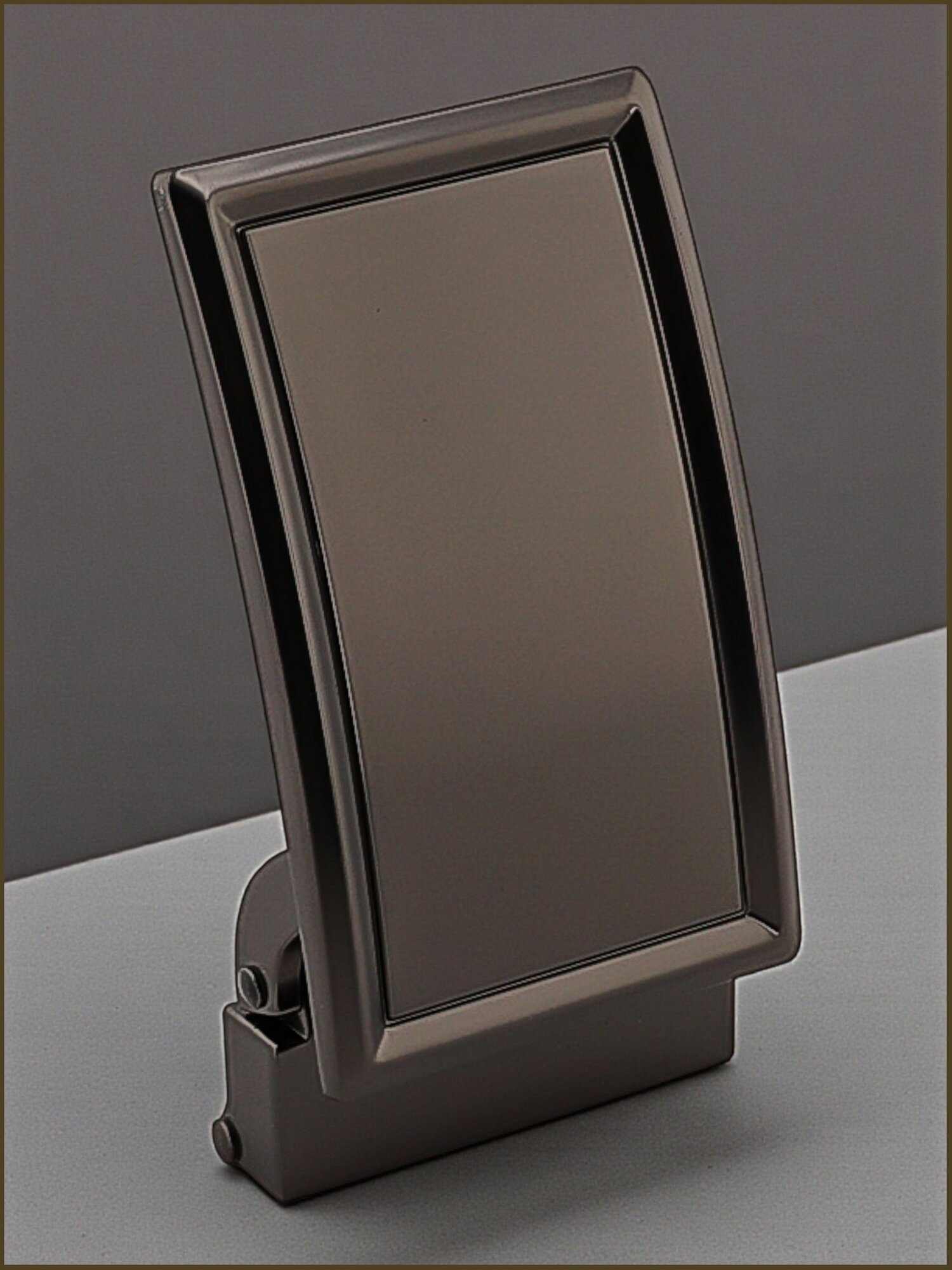 Пряжка бляха с гвоздиком для ремня 35 мм с отверстиясм , C35-101