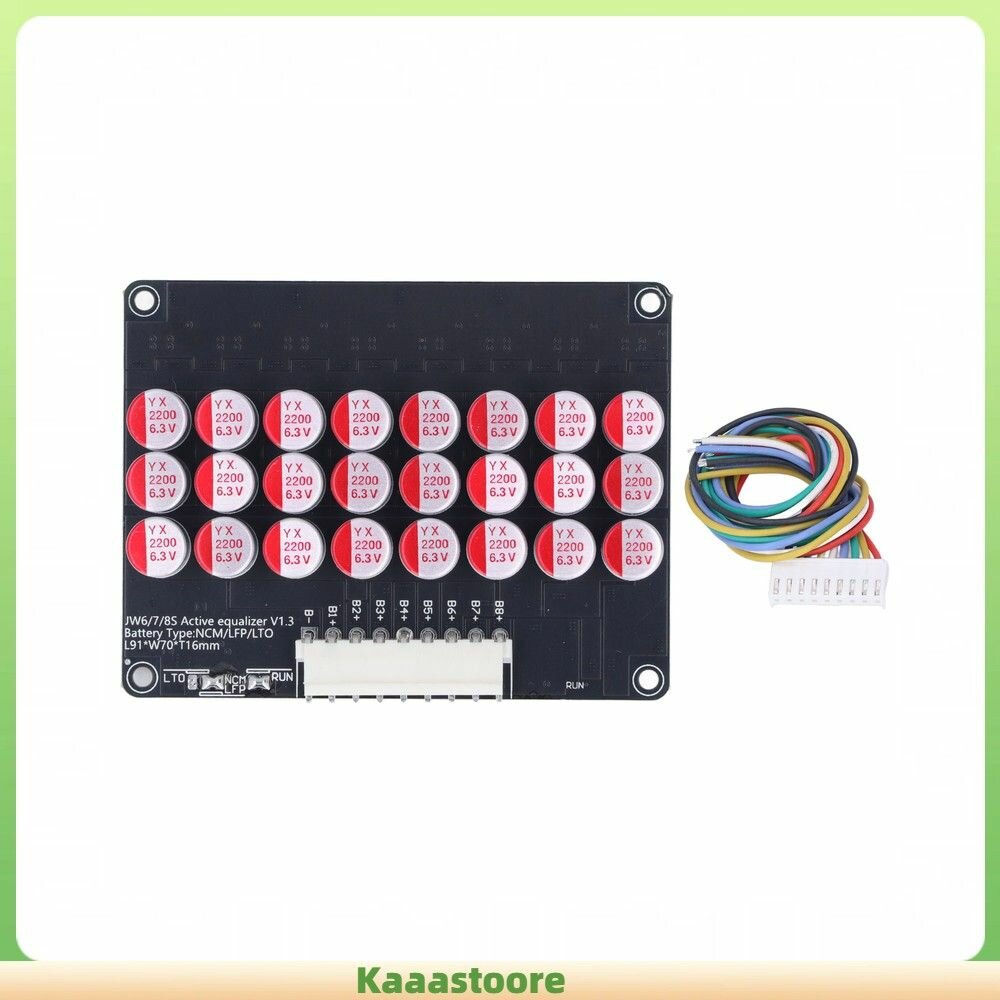 Активный балансир 5А, универсальный, 6-8S для LTO, LFP, NCM