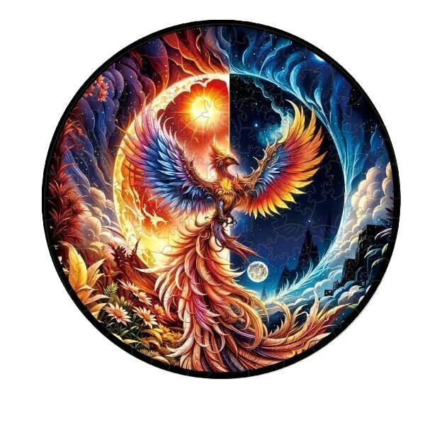 Деревянные 3D пазлы "Грибная деревня" TT-YPAN-M994-A3-b