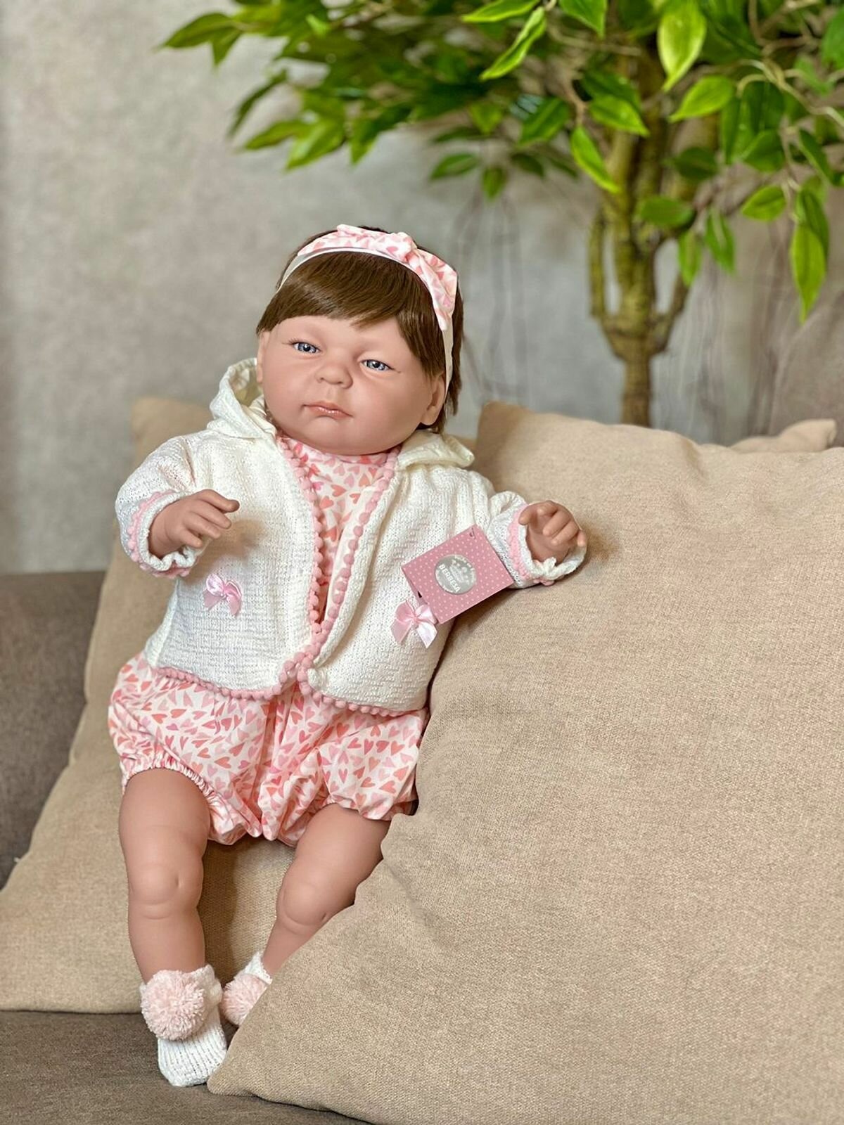 Кукла Berbesa мягконабивная 52 см Valeria