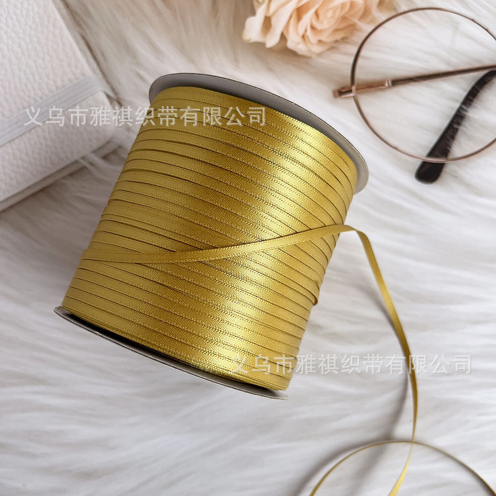 0.3 см двусторонняя полиэстеровая лента 450m черная высококачественная лента плотная атласная лента для аксессуаров для волос лента с бантом тканая лента