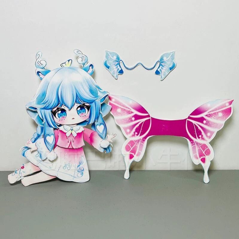 Подвижная бумажная кукла Эгман, вокалист группы Yaoxing Jia Long Jingjing Xingdailu, аниме-фигурка с подвижными