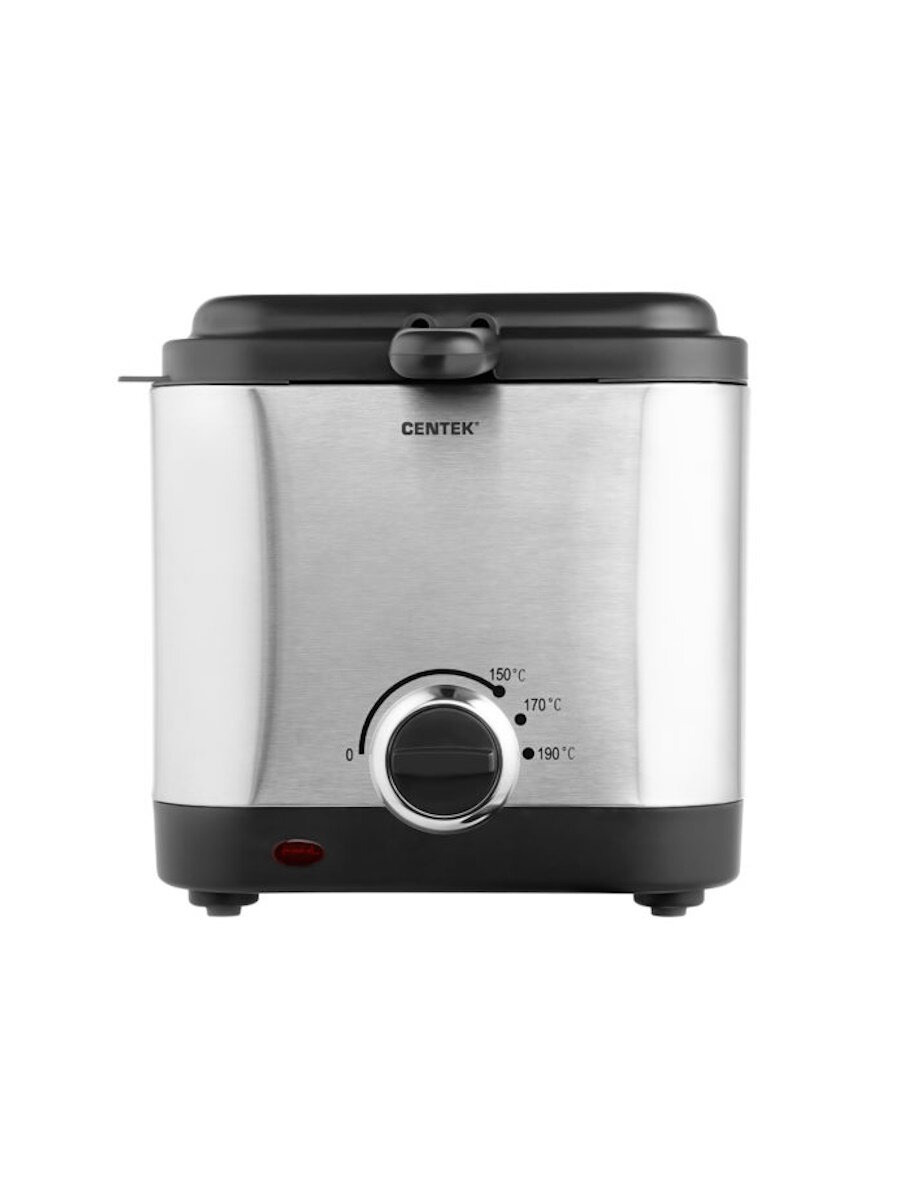Фритюрница Centek CT-1430 900 Вт, объем масла 1,5 л, жарочная корзина 0,5 л