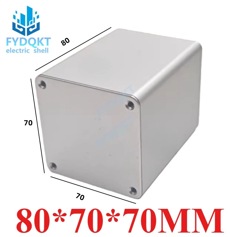 Распределительная коробка алюминиевая 80x70x70 мм