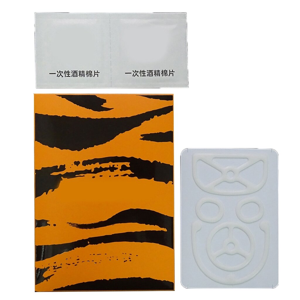 Аксессуары для клавиатуры и мыши, Наклейка на ножку мыши Tiger Fu E-sports Ice Feather G-PROX2 /SE King Kong Edition
