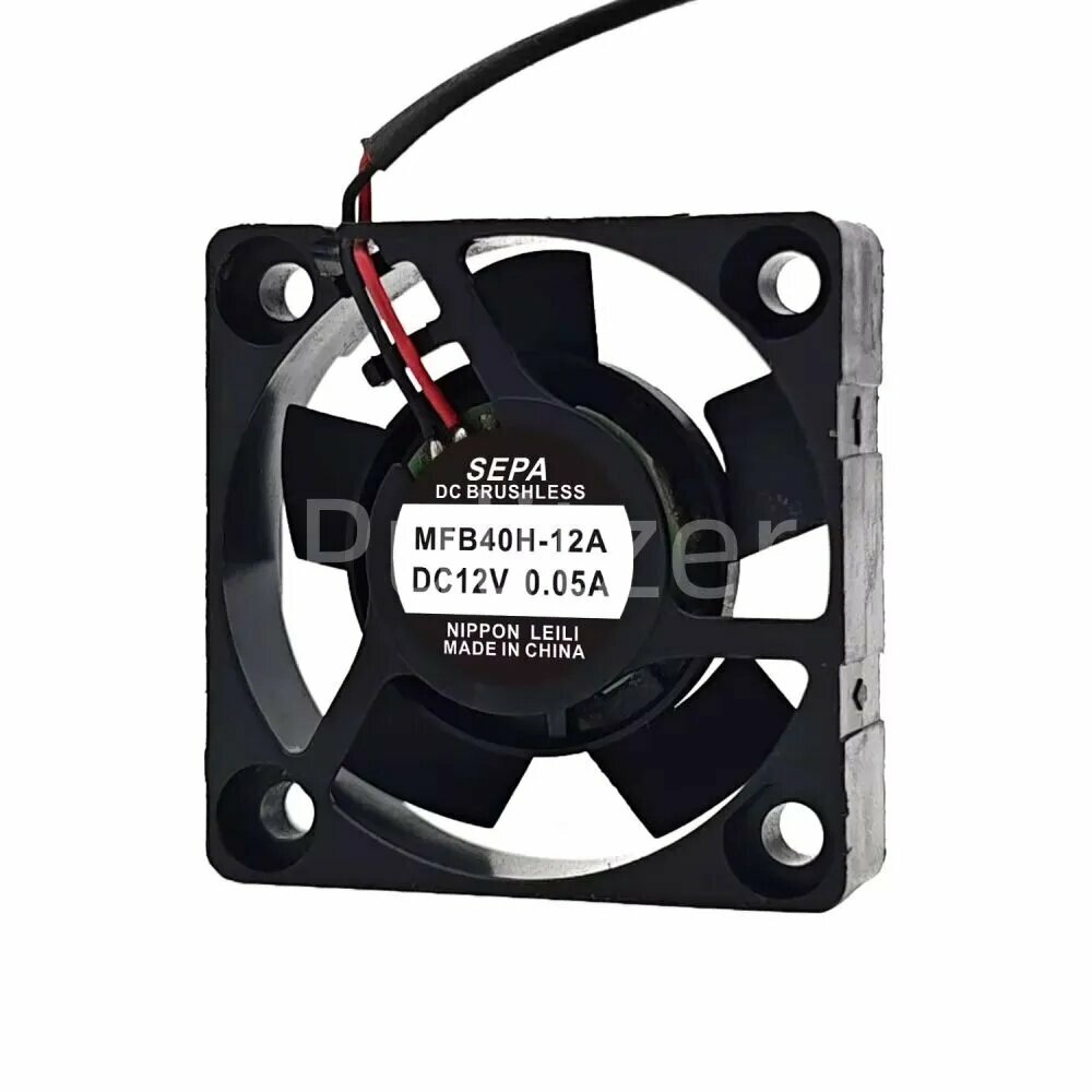 Вентилятор охлаждения MFB40H-12A 40*40*10 мм 12 В 0,05А 0,4 Вт 5850 об/мин