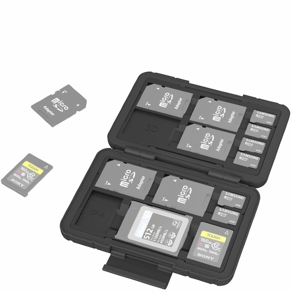 Органайзер для карт памяти SmallRig 3192, превосходная герметичность.