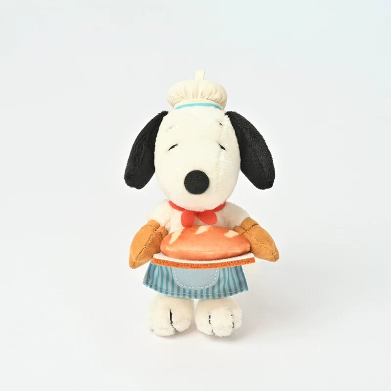 Плюшевый кулон-брелок Sanmo Peanut Comics Daily Baking Series: Снупи и Олаф, милый плюшевый сувенир для сумки Арахис -
