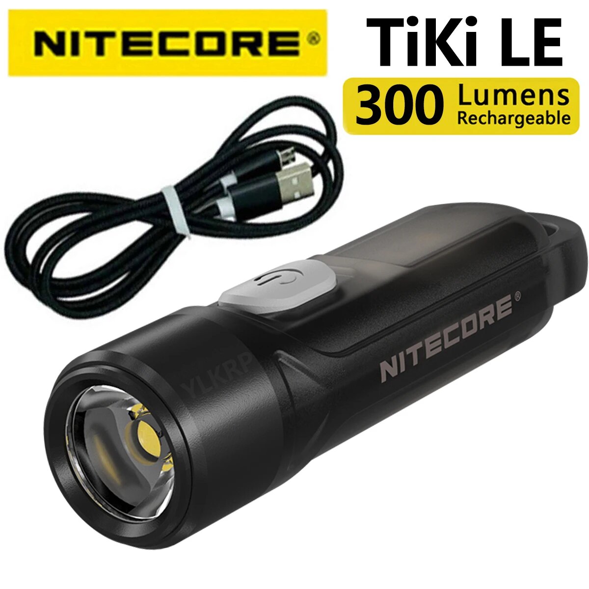 NITECORE TIKI GITD LED фонарик 300 люмен TIKI le With Cable