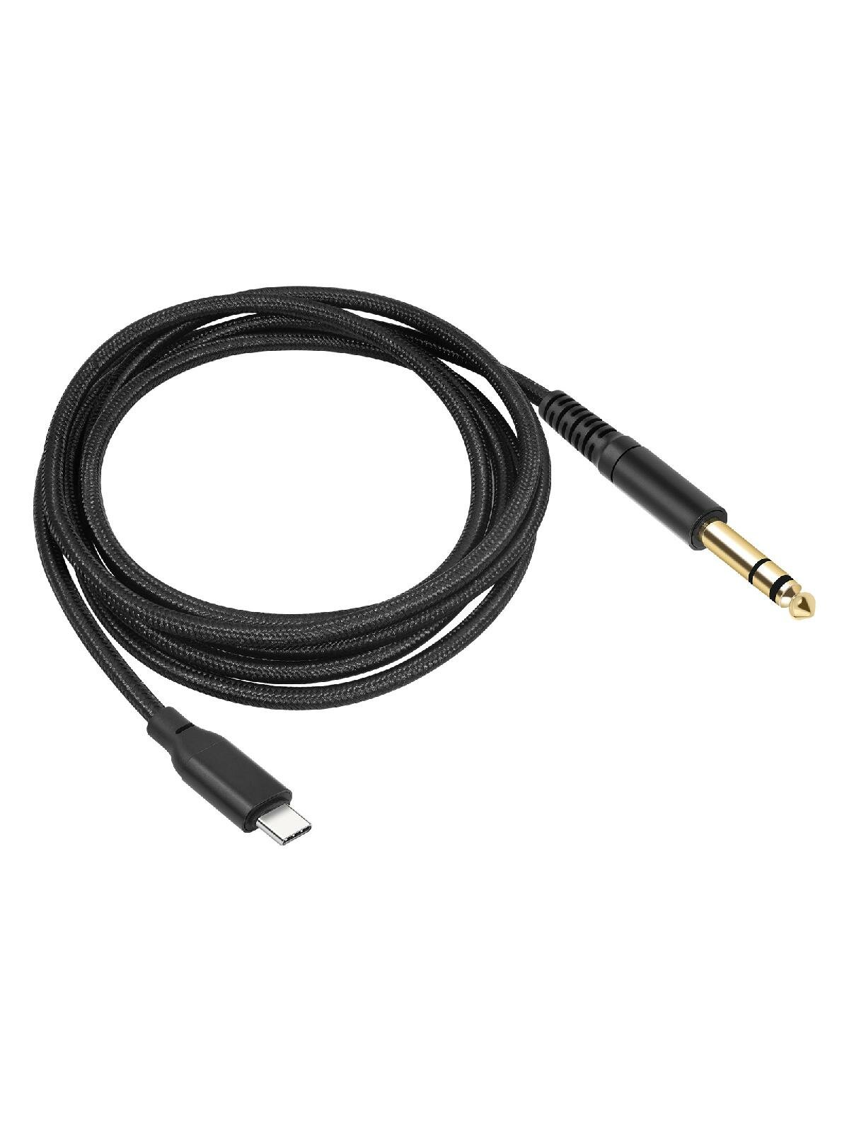 1,0 м/2,0 м/3,0 м Кабель USB C - 6,35 мм, тип C - 6,35 Линия шнура 1/4 TRS