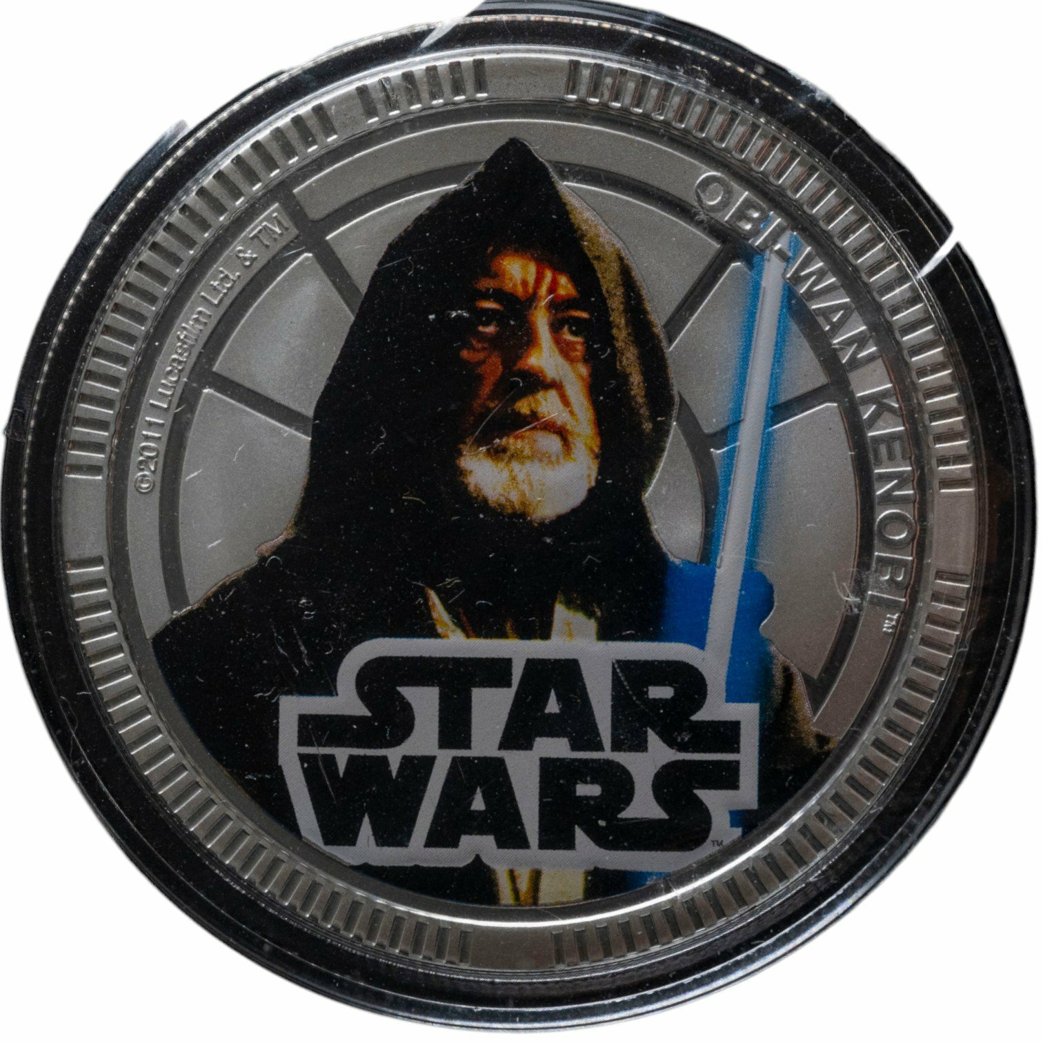 Остров Ниуэ 1 доллар 2011 "Звездные войны - Оби-Ван Кеноби", Мельхиор медь-никель, в сохранности BUNC