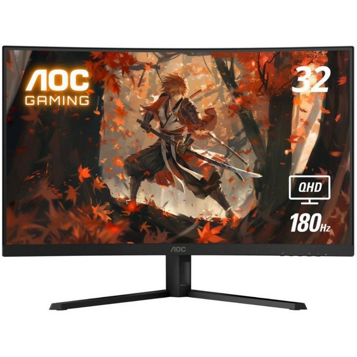 Монитор 31.5" AOC CQ32G4VE Black уц-3 (VA, изогнутый, 2560x1440, 180Hz, 0.5 ms, 178°/178°, 300 cd/m, 80M:1, +2xHDMI 2.0, +DisplayPort 1.4)