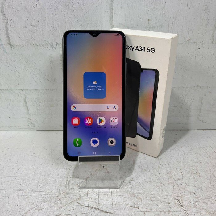 Смартфон Samsung Galaxy A34 6/128 Черный
